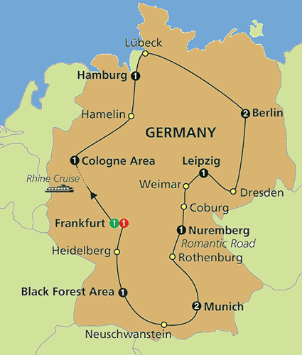 Germany Tour | Highlights of Germany | Germany Tour Route