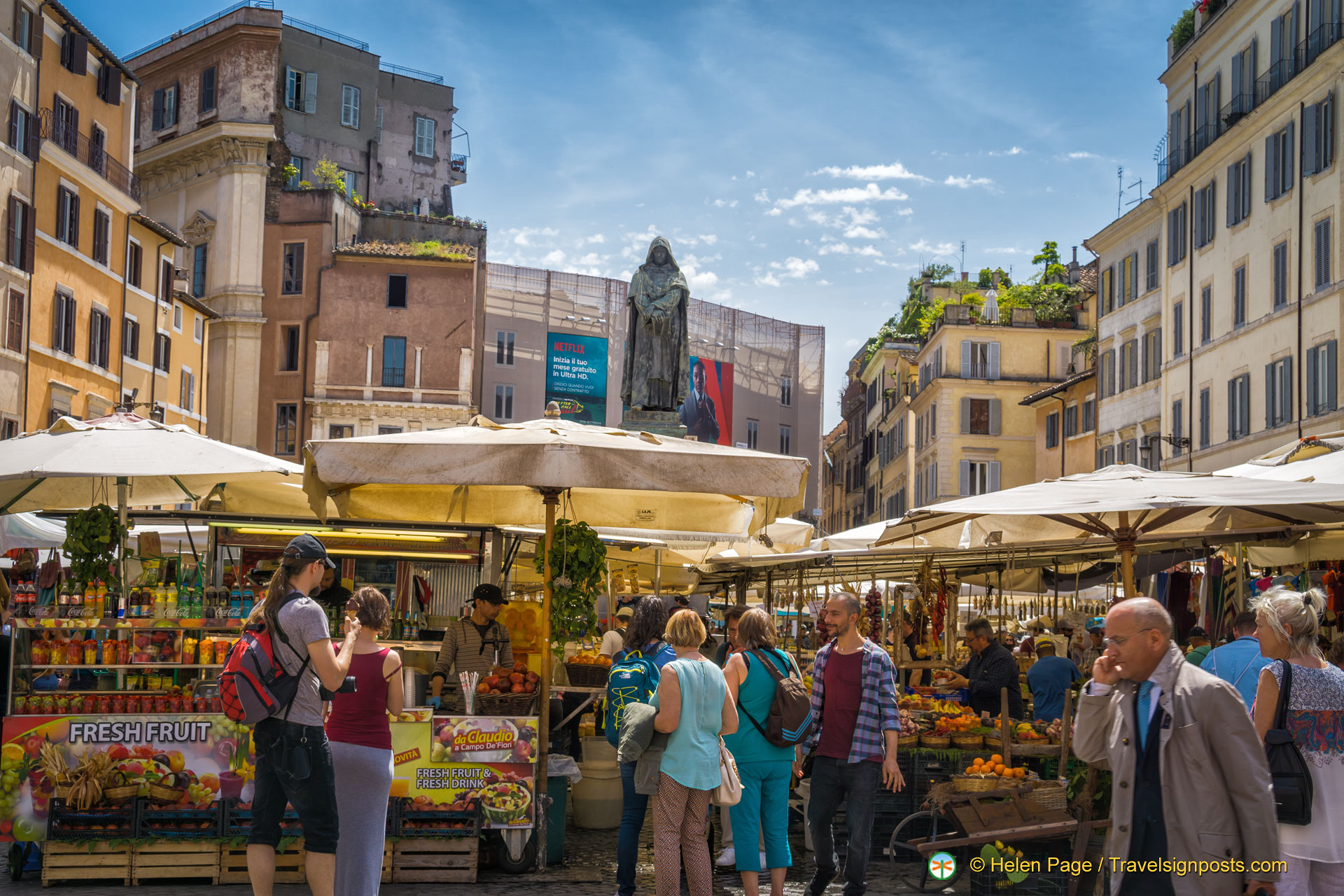 Campo de' Fiori Market | Rome Open Air Market | Rome Shopping