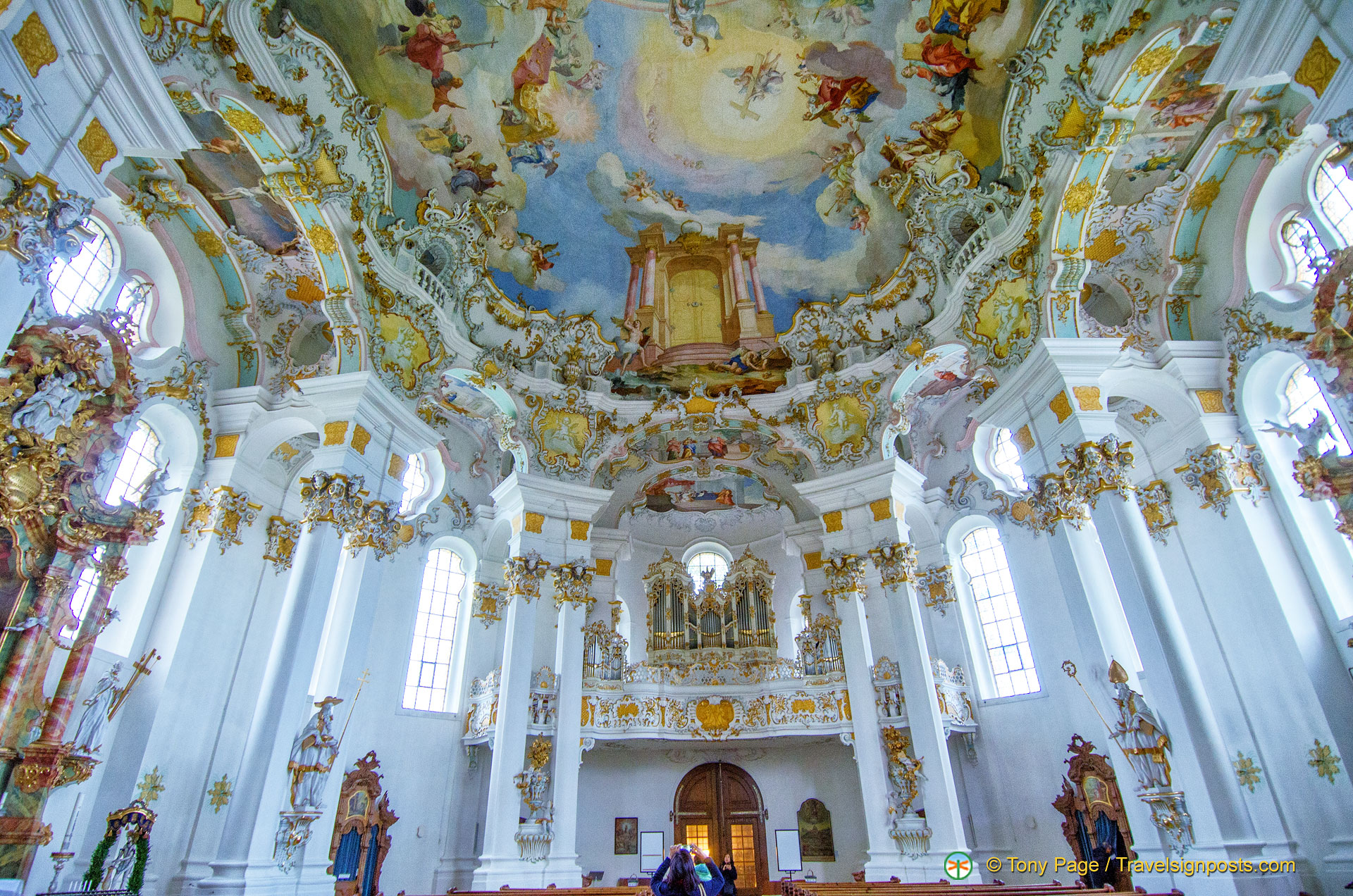 View of Wieskirche entrance